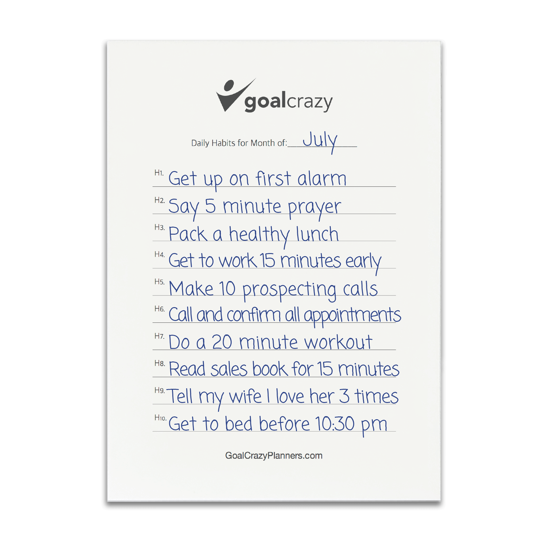 Habit Cards 3-Pack – Goal Crazy